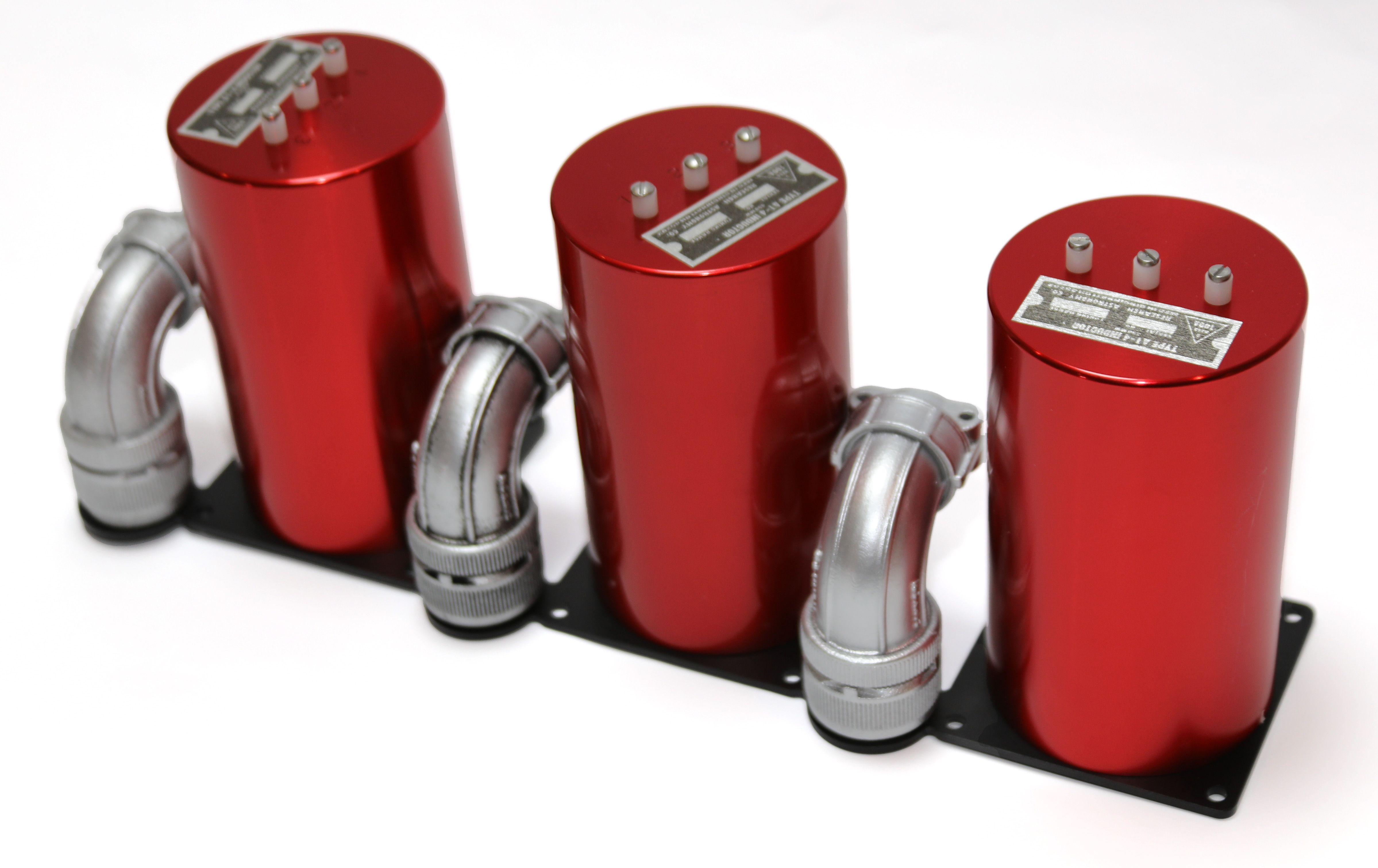 Red Capacitors + Base | Movie Props